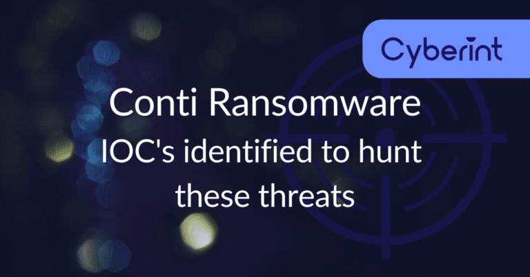IOC's identified to hunt Conti Ransomware