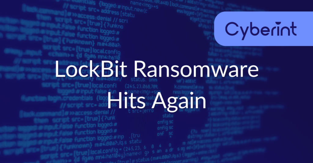 LockBit Ransomware hits again