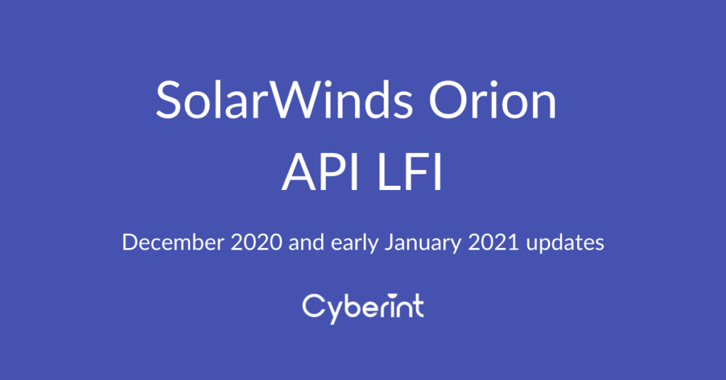 SolarWinds Orion API LFI