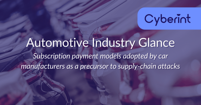 Automotive subscription models can lead to supply-chain attacks - Cyberint
