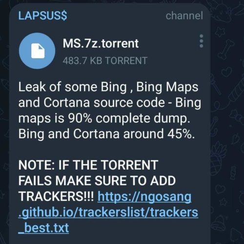 Rookie Of The Year - Lapsus$ Group