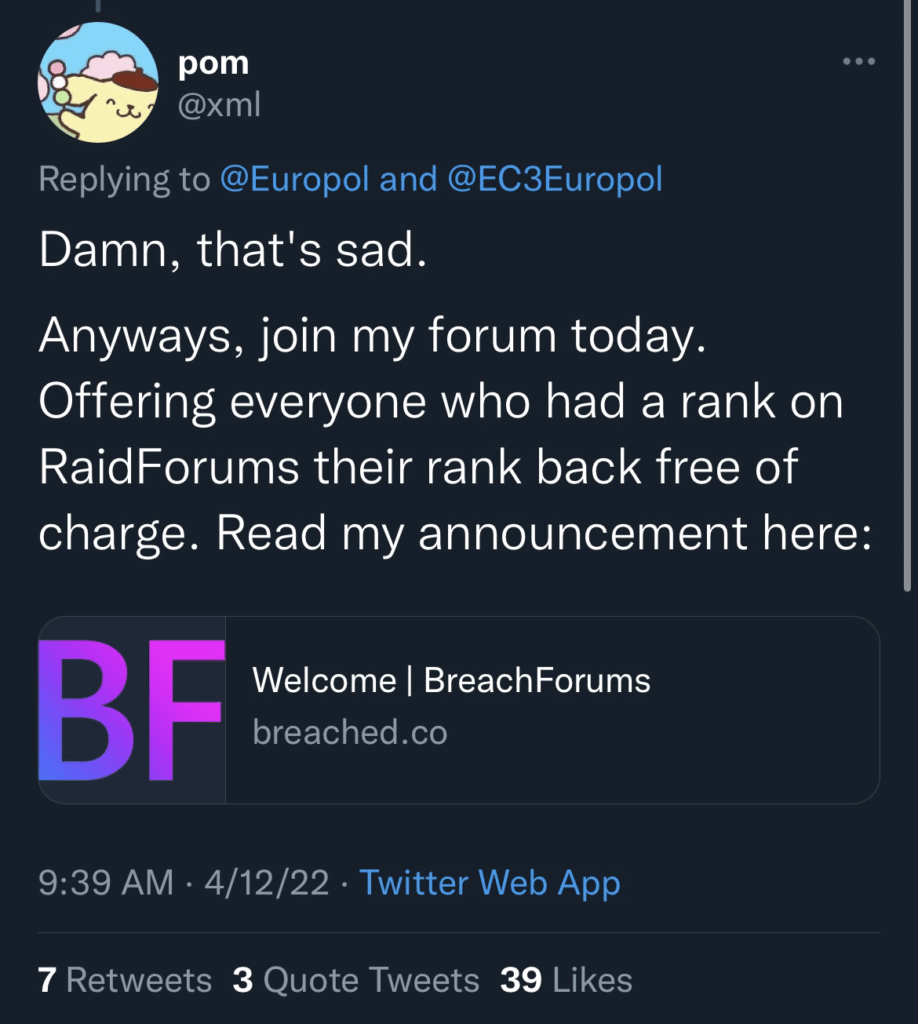 Breaking BreachForums (RaidForums Replacement) Updates