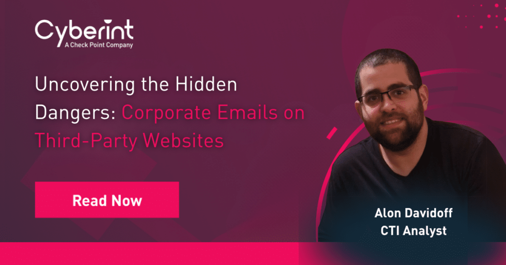 Uncovering the Hidden Dangers: Corporate Emails on Third-Party Websites